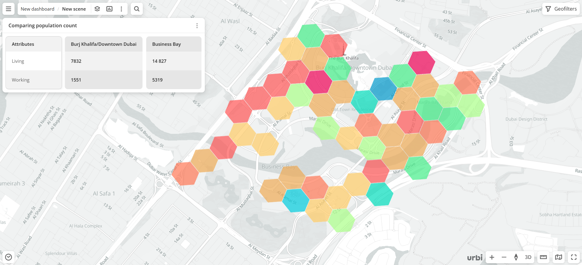 Population | Urbi Pro | 2GIS Documentation