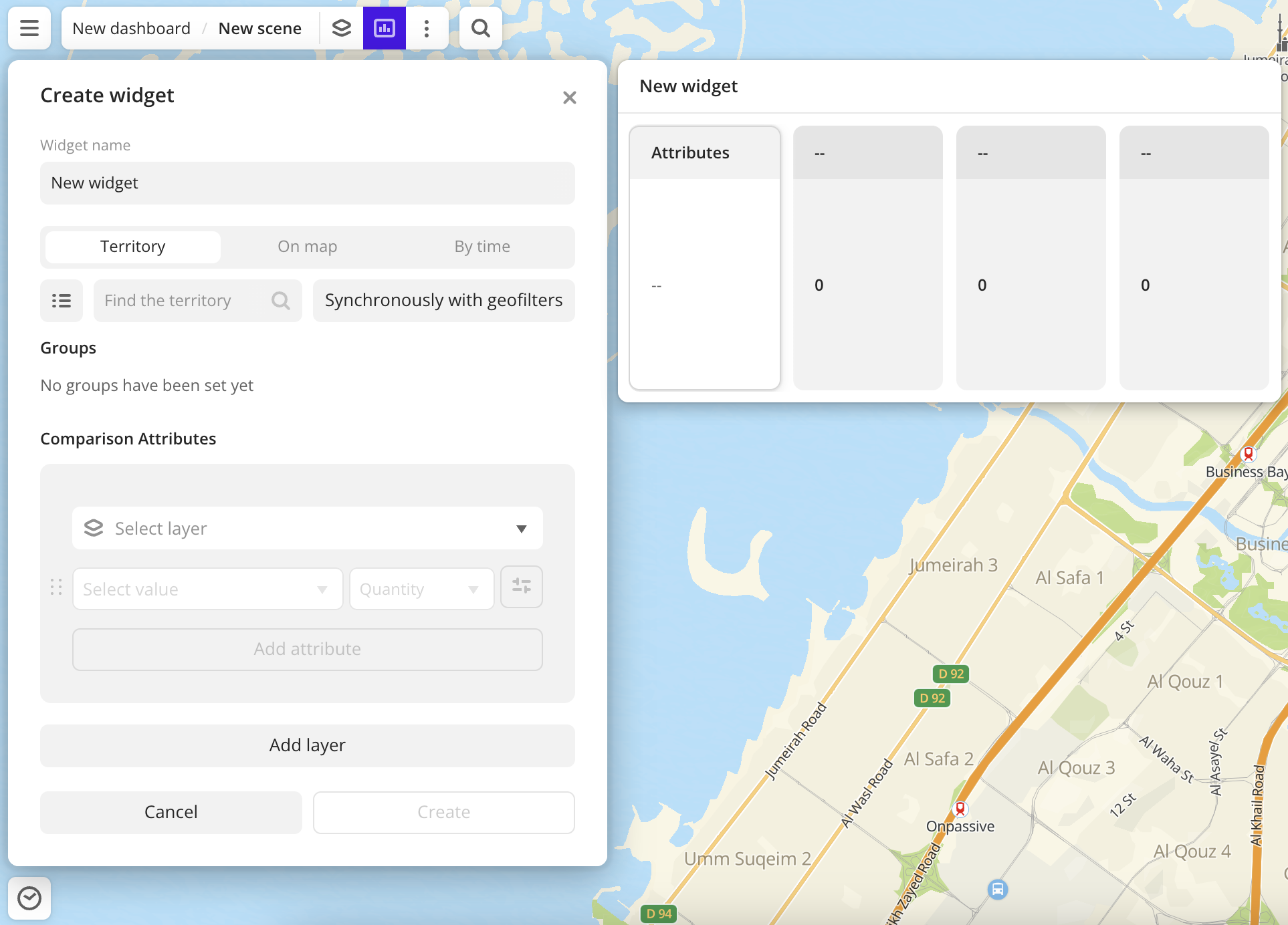 Comparison | Urbi Pro | 2GIS Documentation