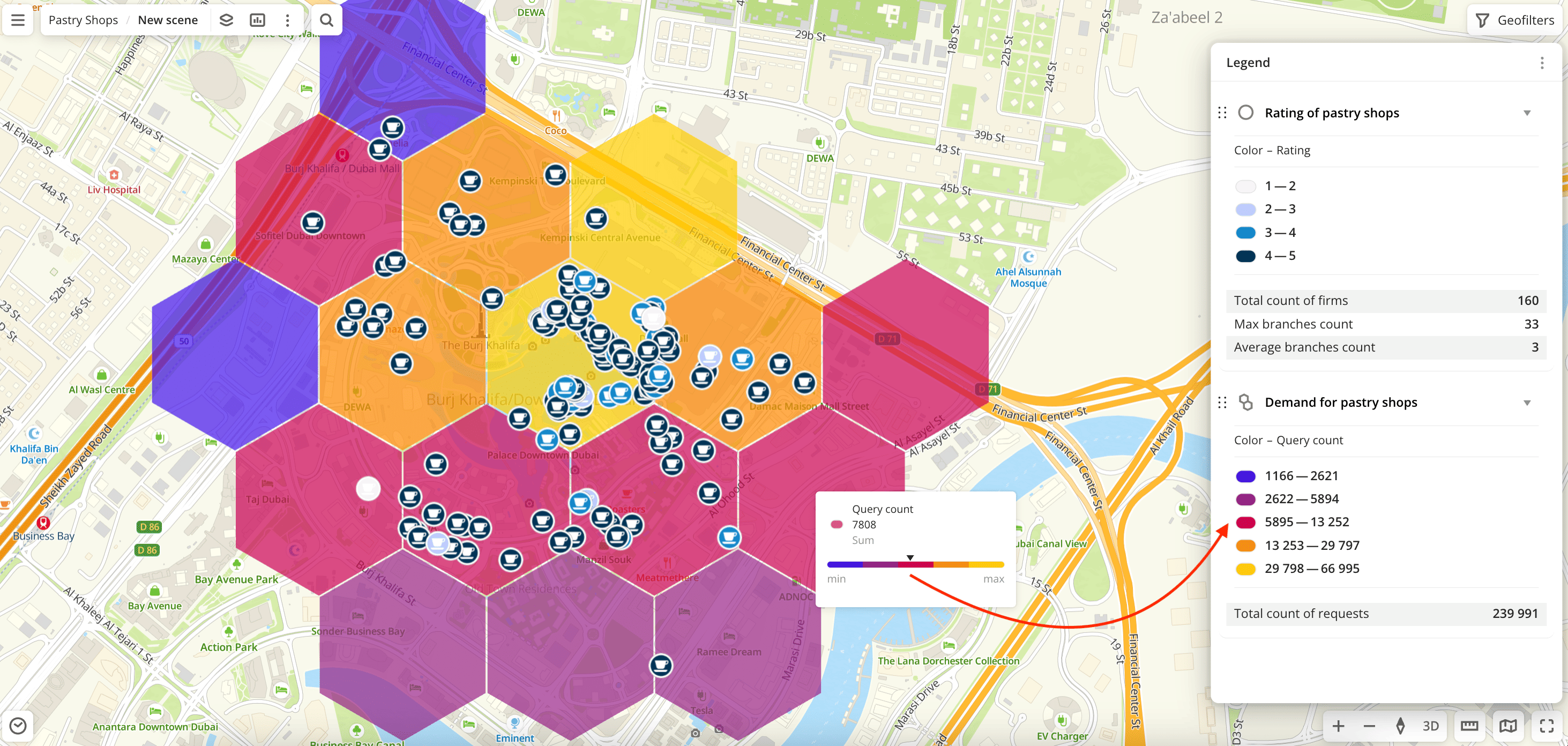 Legend | Urbi Pro | 2GIS Documentation