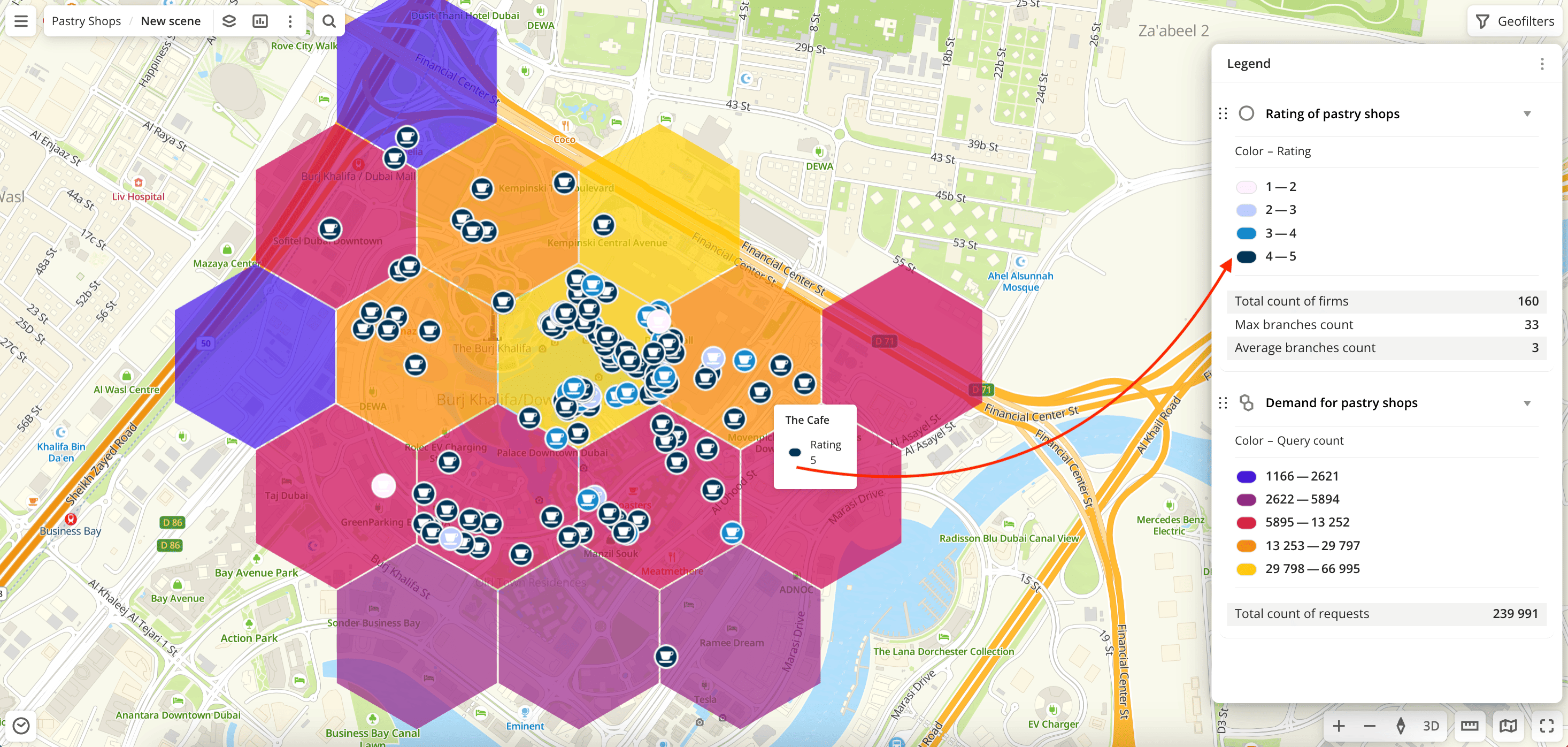 Legend | Urbi Pro | 2GIS Documentation